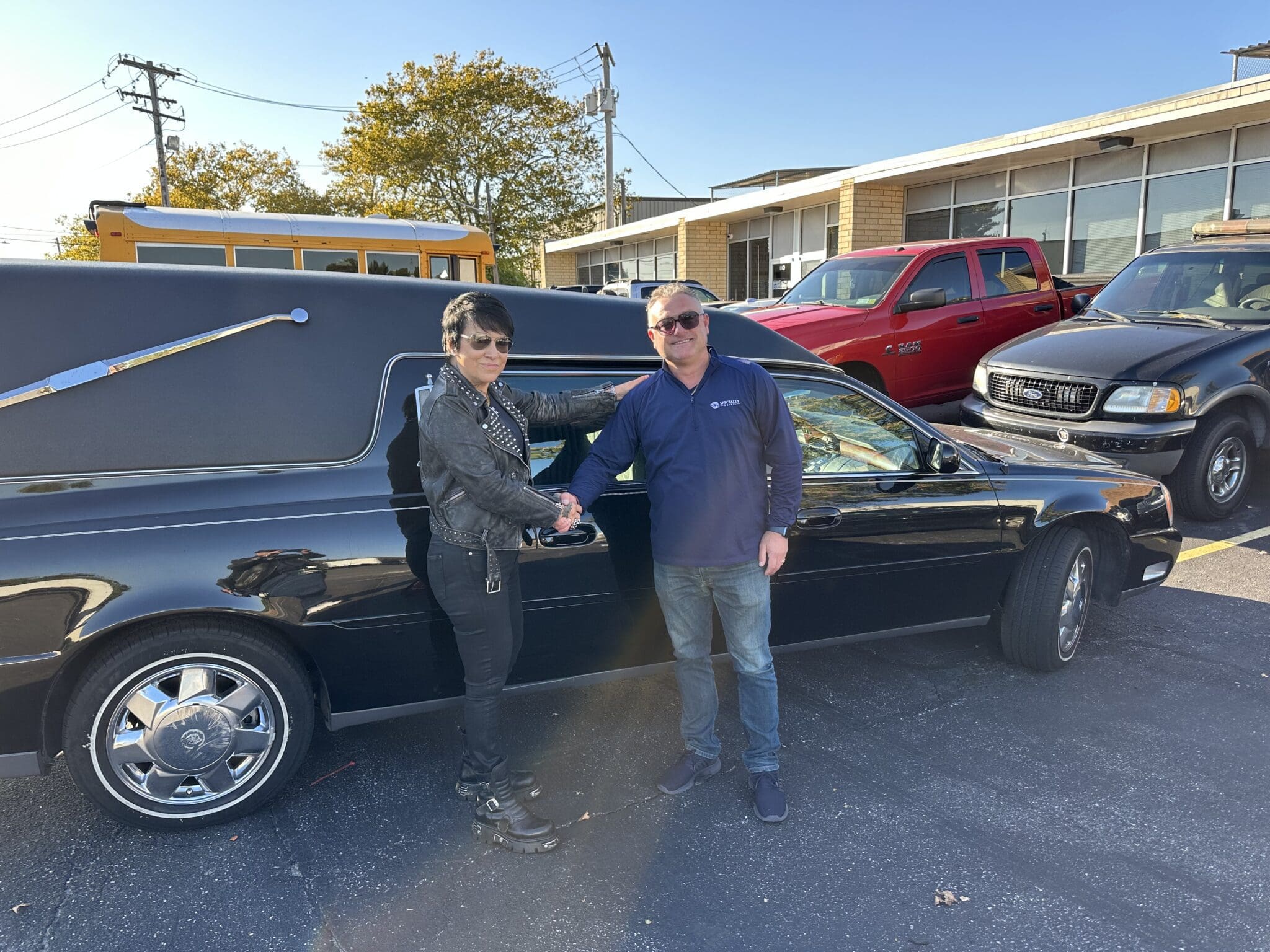 NEW DELIVERY: 2000 Cadillac Hearse Delivered to Joe Piket & Friends ...